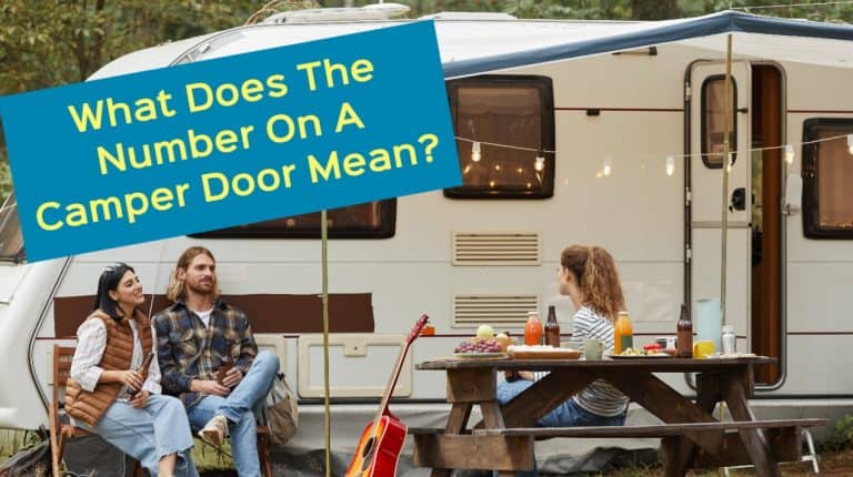 What Does the Number on a Camper Beside the Door Mean?